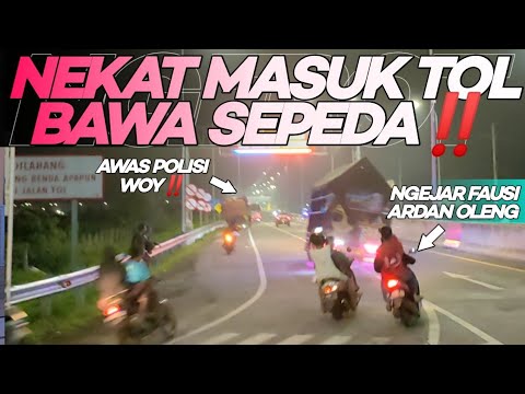 trvk cabaeeii masuk tol dikejar puluhan mania....