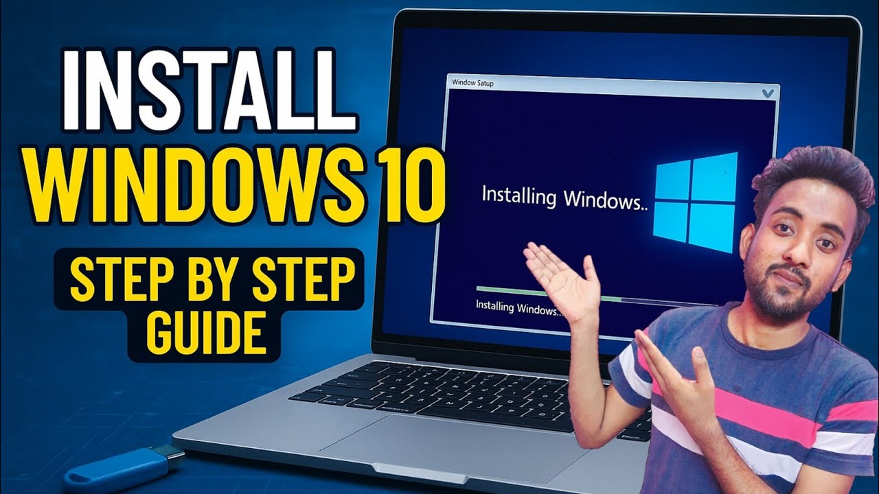 How to install windows 10 in laptop from usb | An operating system wasn ...