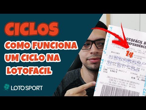 CICLOS DAS DEZENAS NA LOTOFACIL - COMO FUNCIONA [PASSO A PASSO]