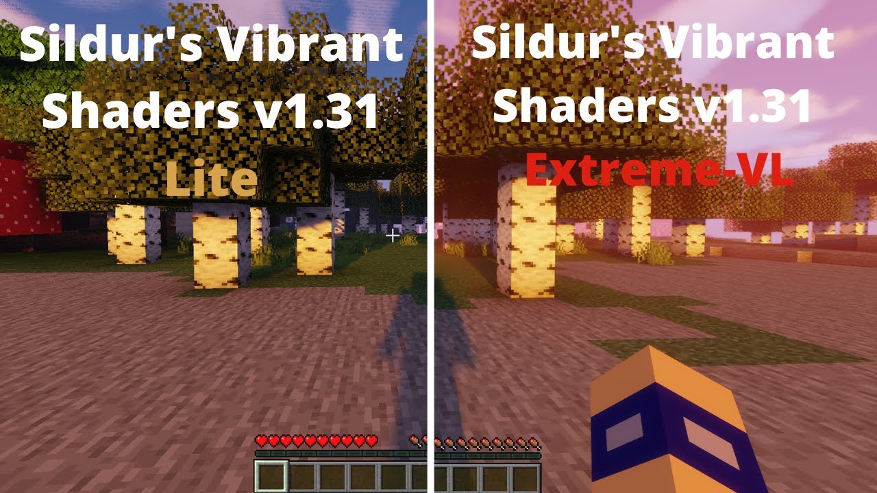 Sildur's Vibrant Shaders v1.31 Lite até Extreme-VL para Minecraft Java ...