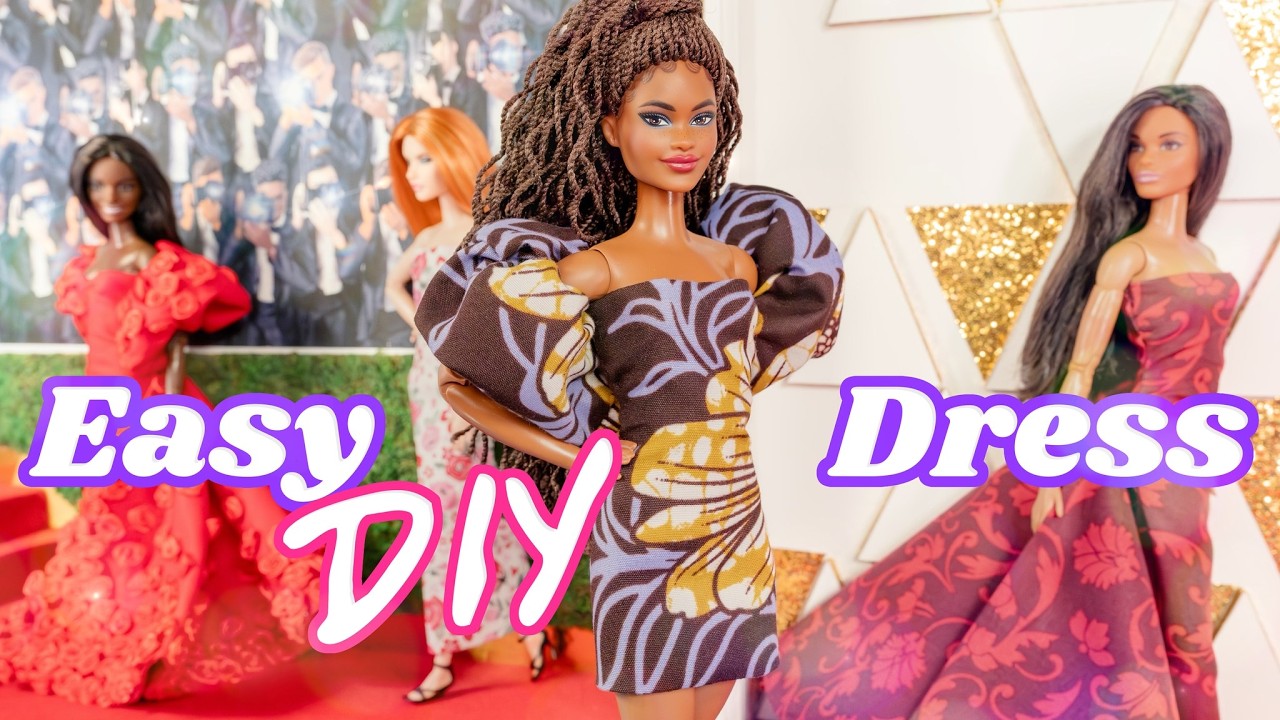 How To Make Barbie Doll Dresses Step By Step