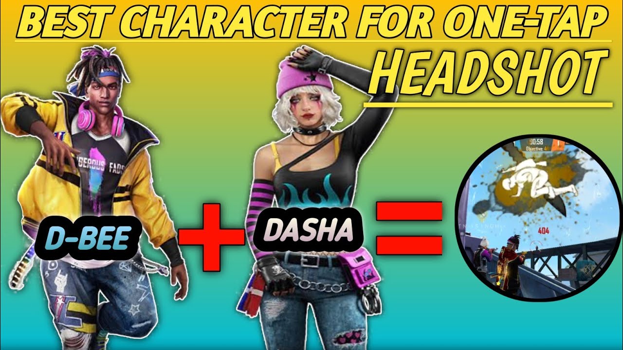 BEST CHARACTER FOR ONE-TAP HEADSHOT || new headshot trick || top 2 best ...