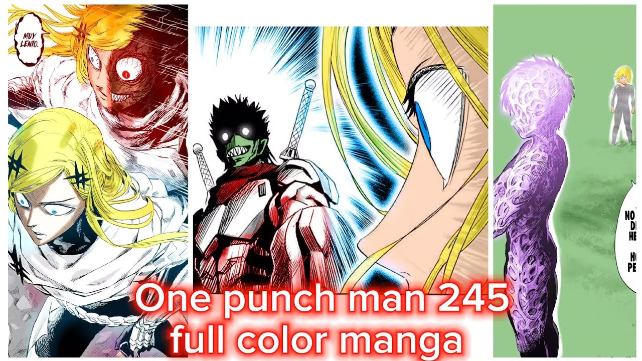 ONE PUNCH MAN 245 FULL COLOR/ God and empty void - YouTube