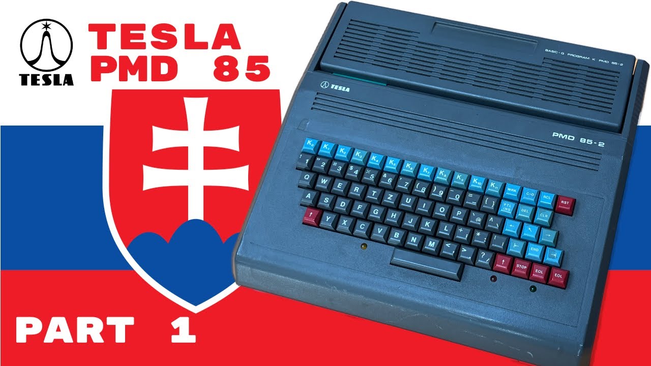 🇸🇰 Tesla PMD 85: Part 1 (PMD 85-2B) [TCE #0349] - YouTube