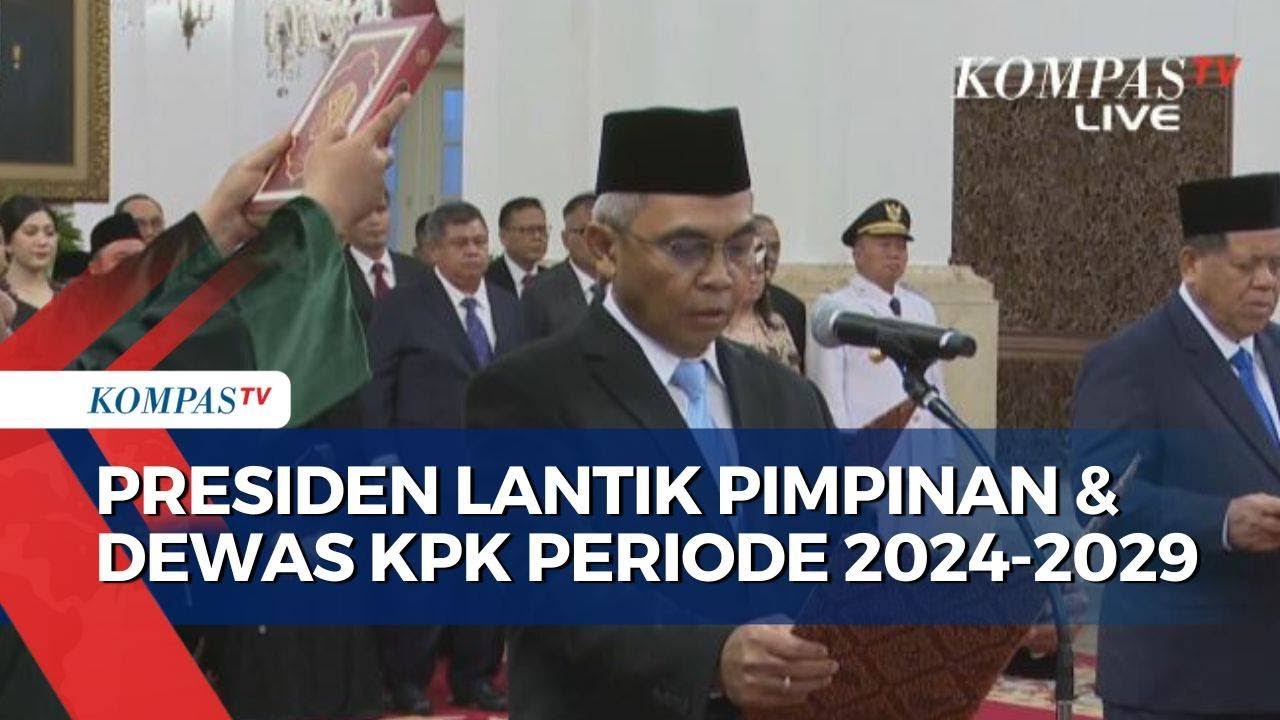 Setyo Budiyanto Resmi Dilantik Jadi Ketua KPK Periode 2024-2029 di ...