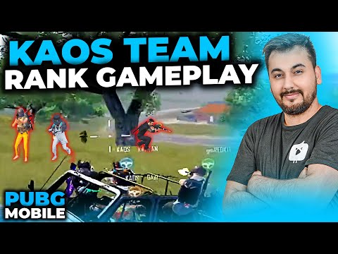 KAOS TEAM RANK GAMEPLAY / PUBG MOBILE