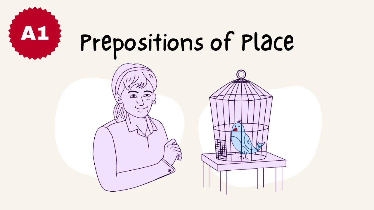 Prepositions of place – English Grammar Lessons - YouTube