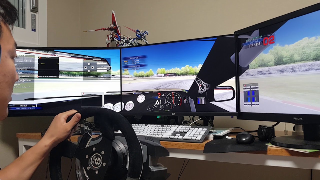 edtracker diy play assetto corsa - YouTube