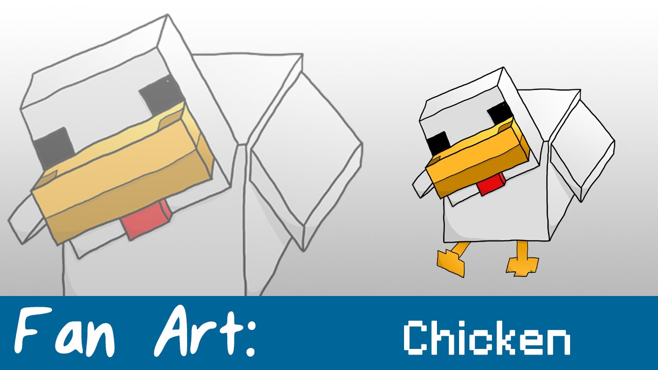 Fan Art - Minecraft Chicken - YouTube