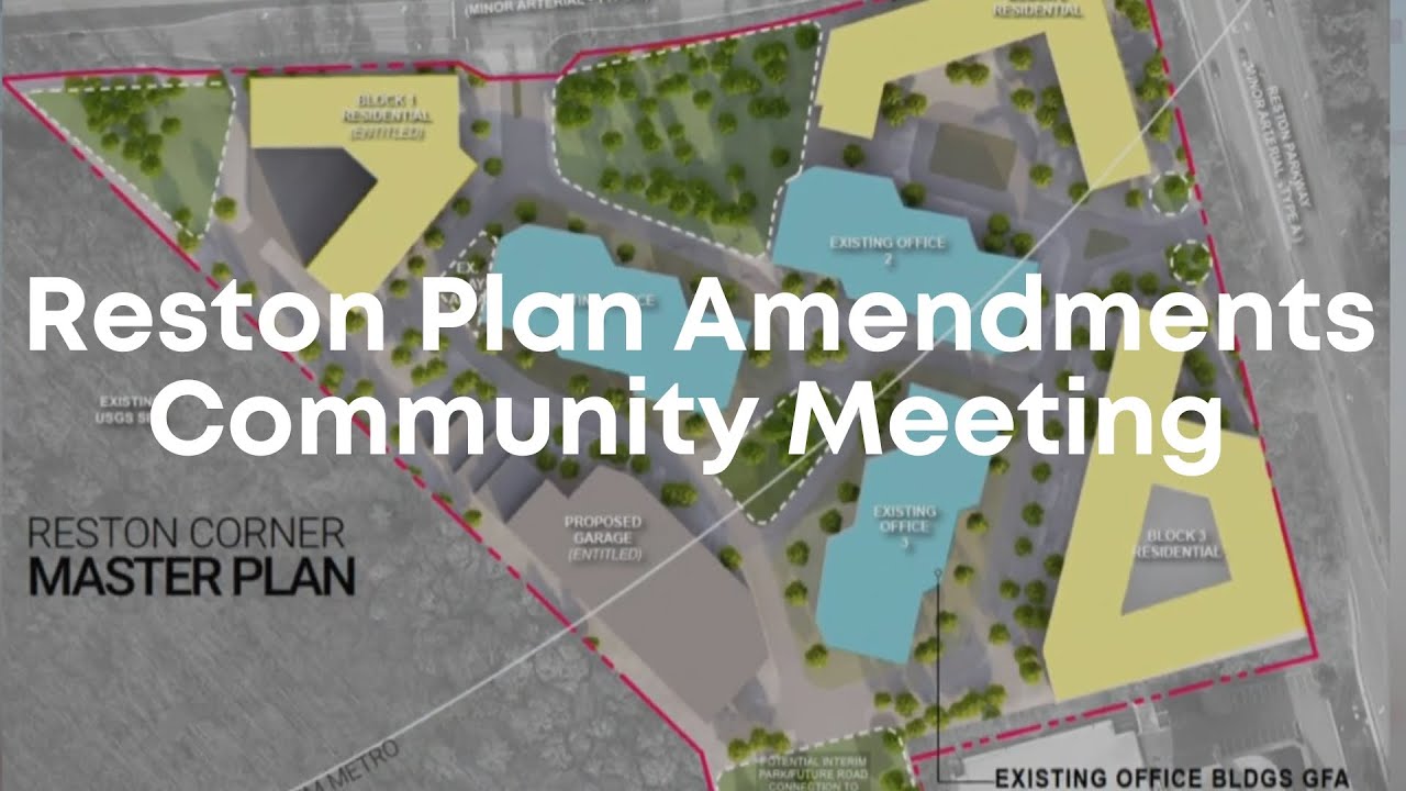 Reston Plan Amendments Community Meeting - YouTube