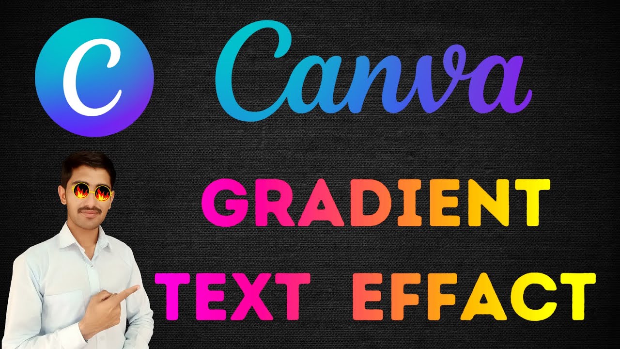 How To Create Gradient Text Effect In Canva Gradient Text Effect With Canva In Hindi Youtube