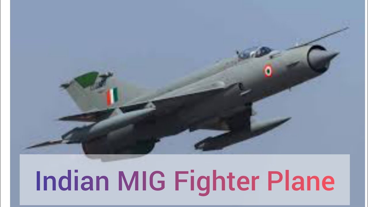 Indian MIG Fighter Plane - YouTube