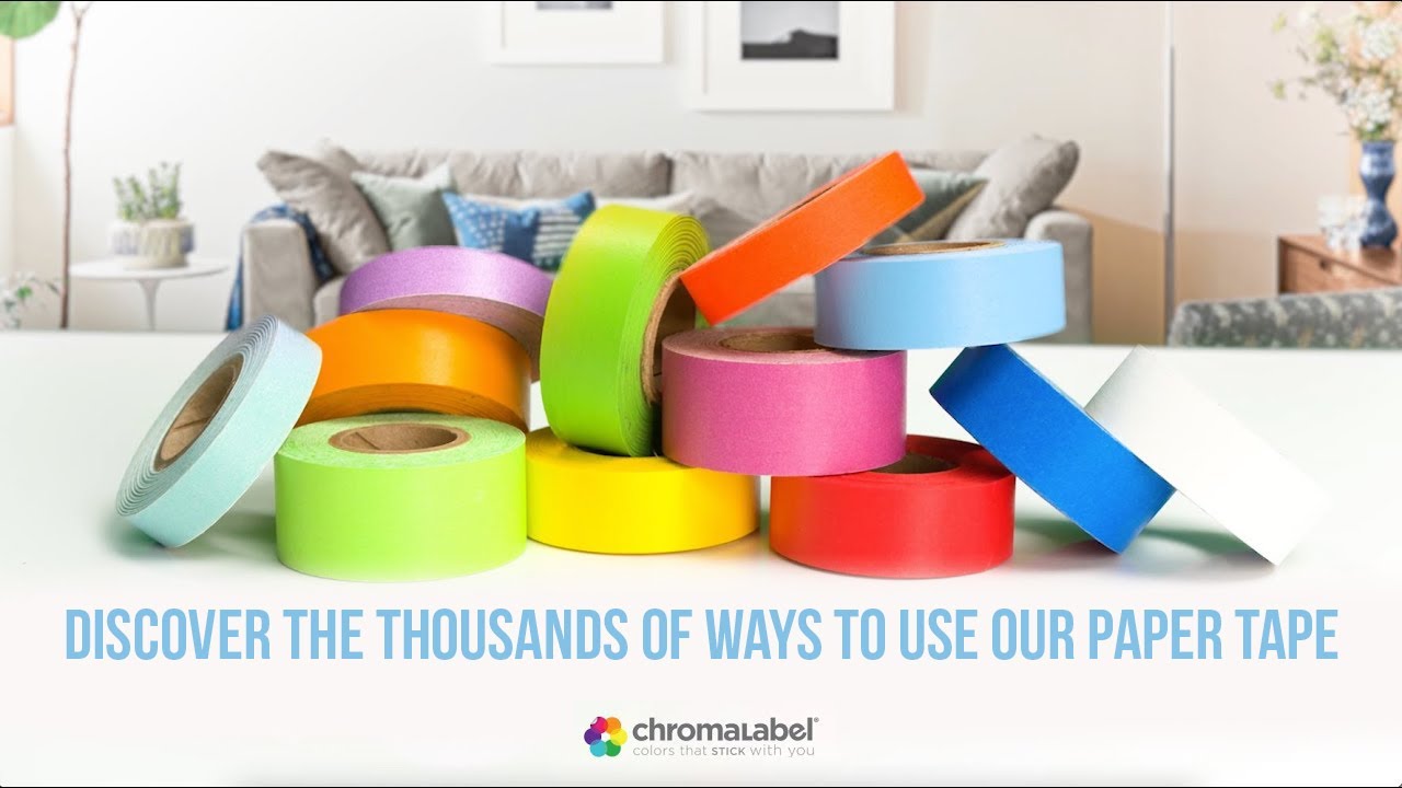 ChromaLabel's Color Code Tape for Organizing, Fixing, Wrapping, and ...