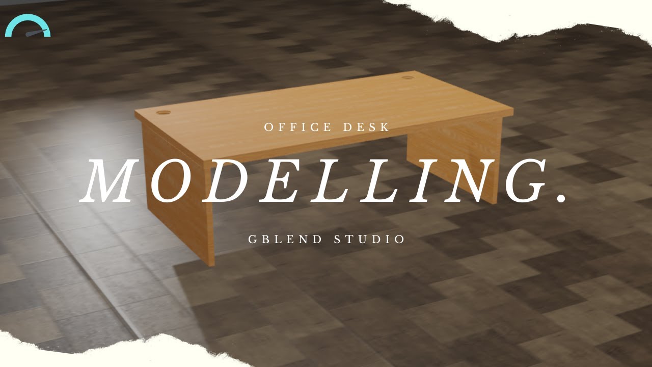 Blender Tutorial ( 3D Desk Model for Beginners). - YouTube