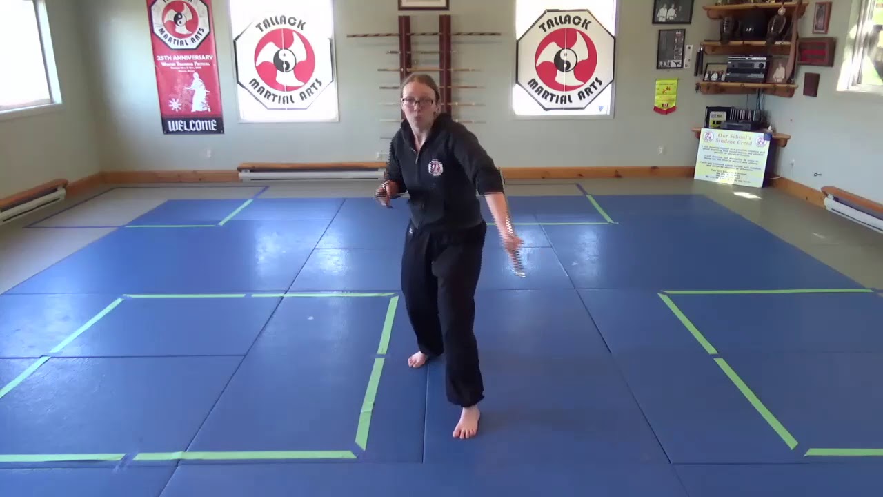 Lesson: Sai Hojo Undo #6 - Gedan Uke - YouTube