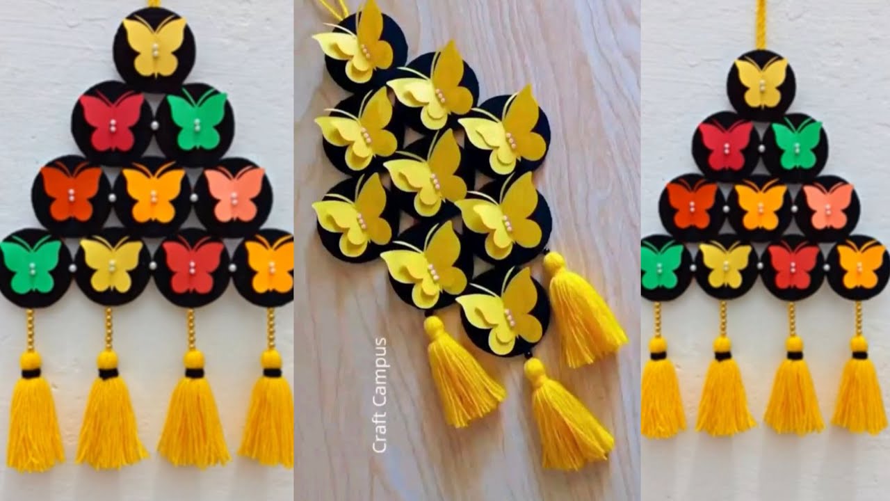 Top 2 wall hanging decor ideas so beautiful and very easy and very ...