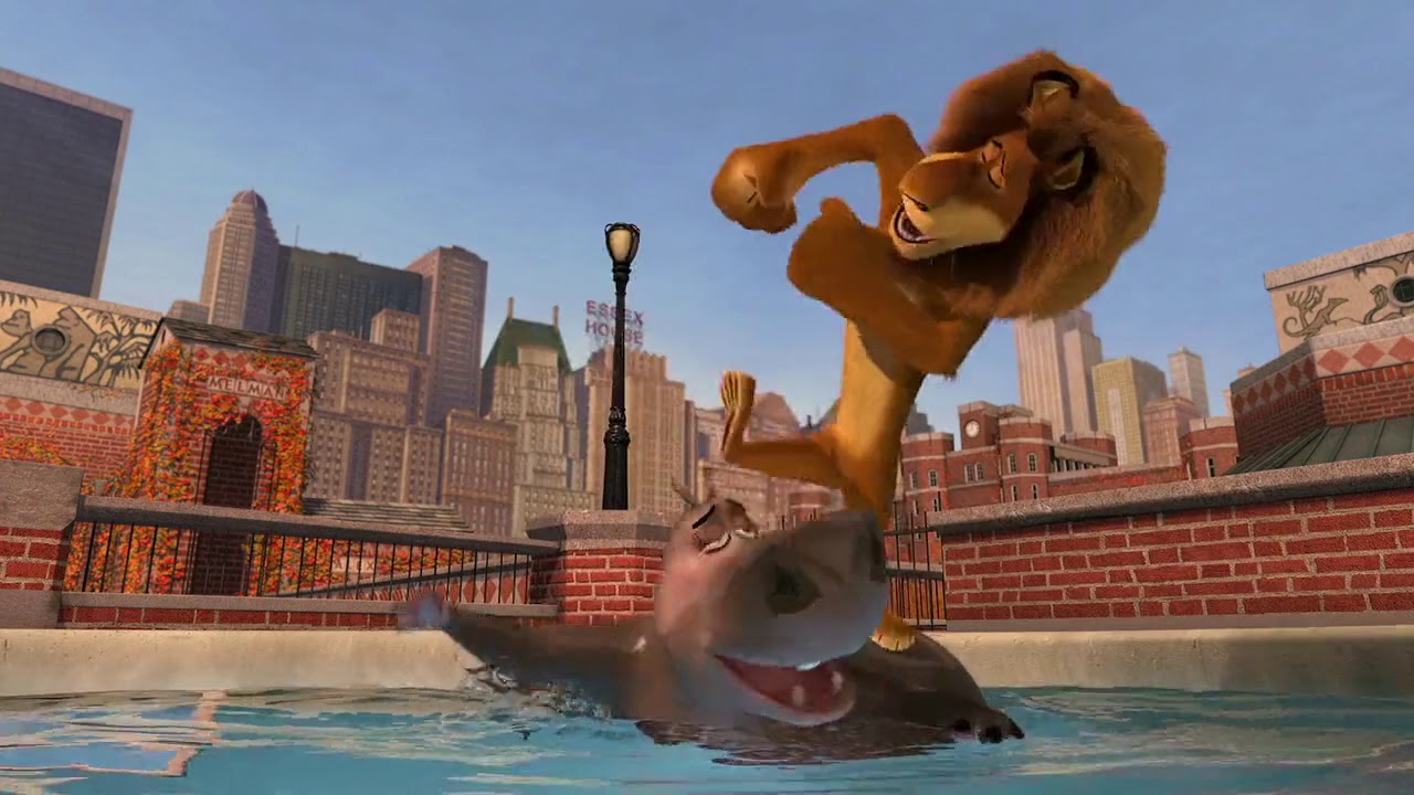 Madagascar 2005 movie clip 1 | The penguins escape the manhattan place ...