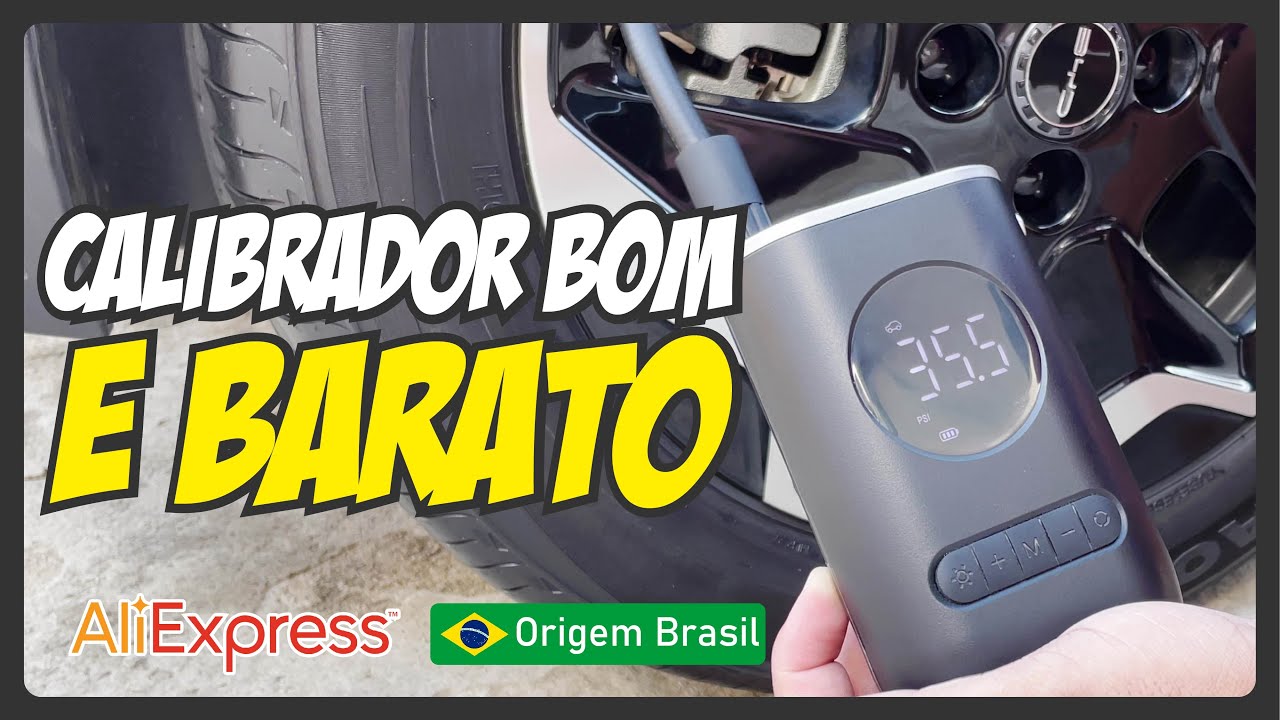 COMPREI o MELHOR MINI COMPRESSOR PORTÁTIL do ALIEXPRESS - YouTube