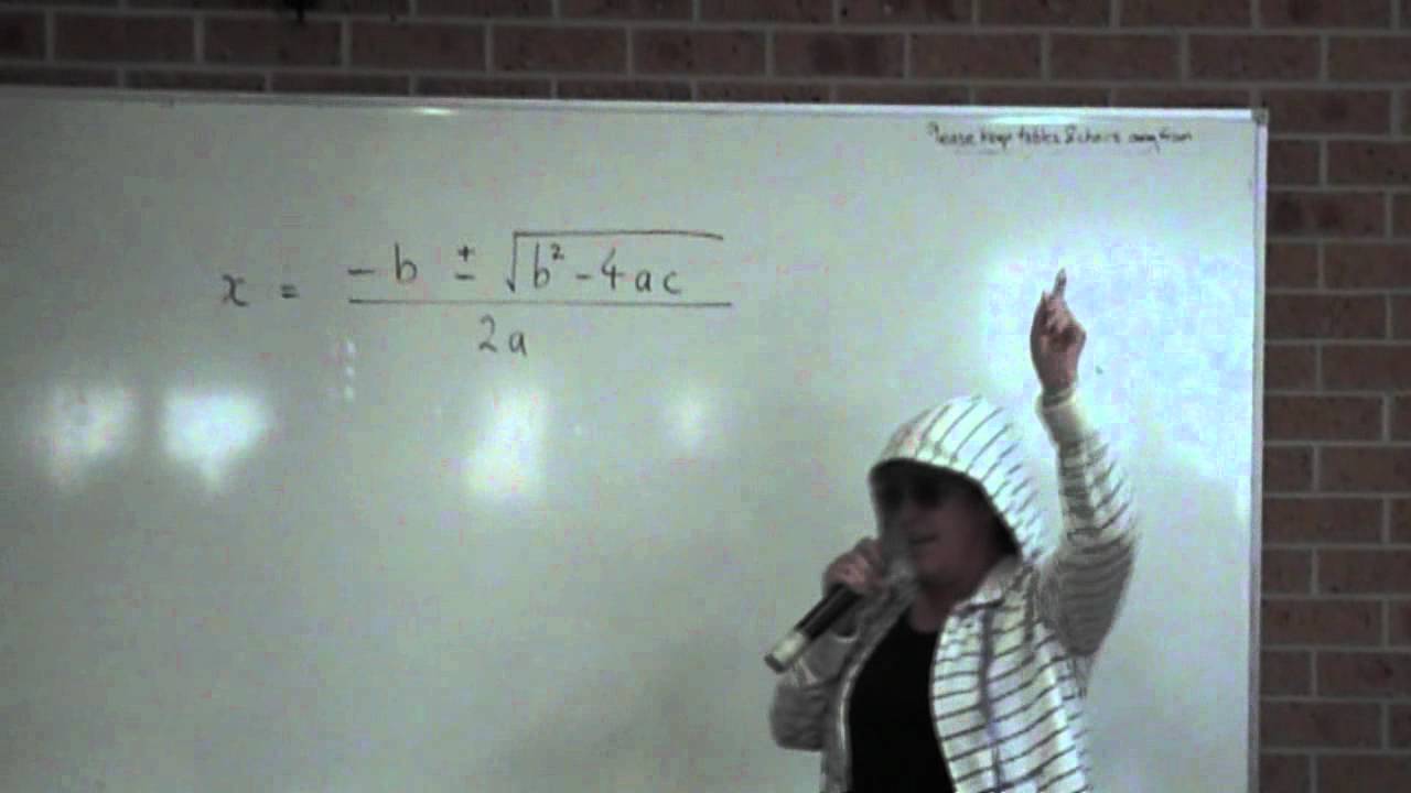 The Quadratic Rap - YouTube