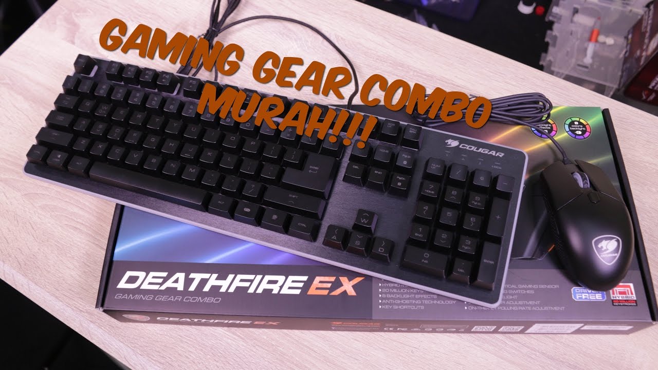 Cougar DeathFire Ex - Gaming Gear Combo - #Ulasan eps. 130 - YouTube