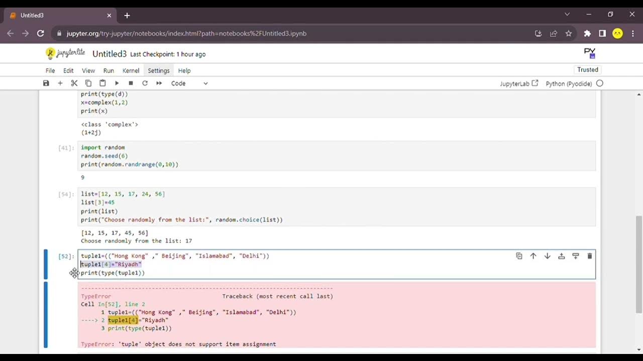 Data Types (Lists, Tuples, Sets, And Dictionaries) in Python Part-I | 100-Day Challenge Video ...