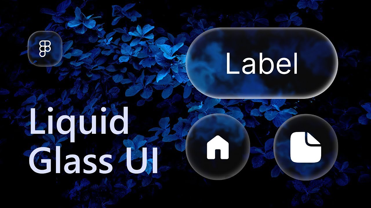 How to Create Liquid Glass Button in Figma | Apple iOS 26 Style UI Design Tutorial - YouTube