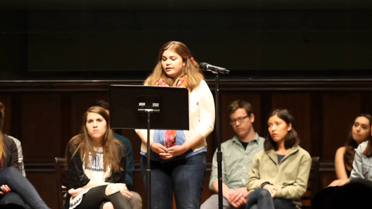 Penn Monologues Spring 2015 -- Frances Patano performed by Casey ...