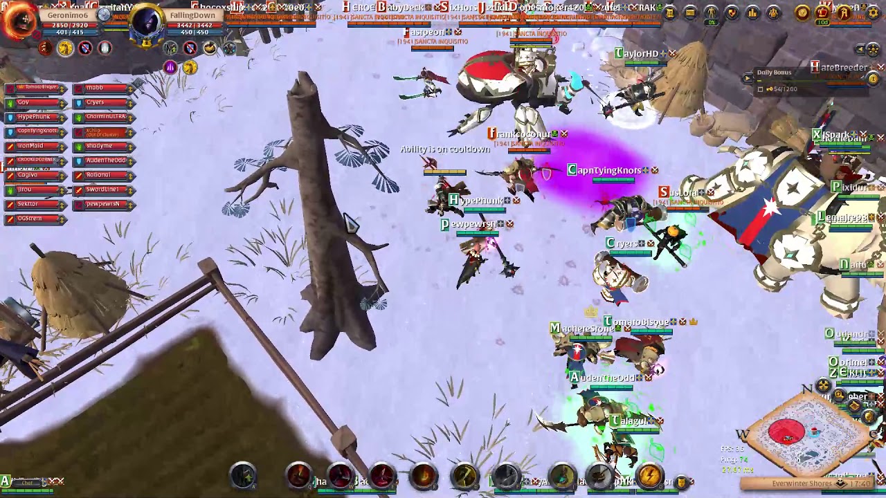 Albion Online tea party ZvZ 2-09-2020 - YouTube