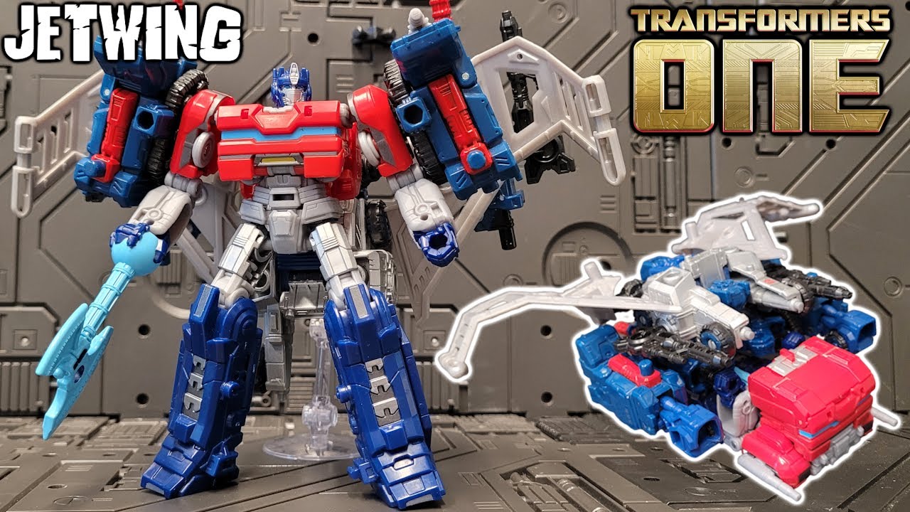 Transformers One Optimus Prime Jetwing Mode - YouTube