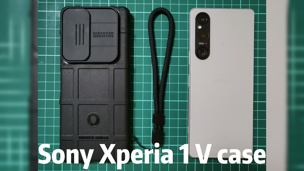 Best Sony Xperia 1 V DIY lens protect case with slide camera cover ...