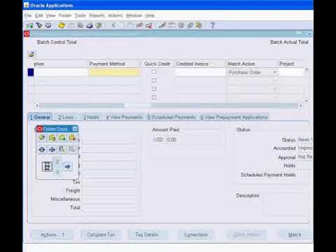 Transactions - 1 Standard Invoice - R12 Oracle Payables Management ...