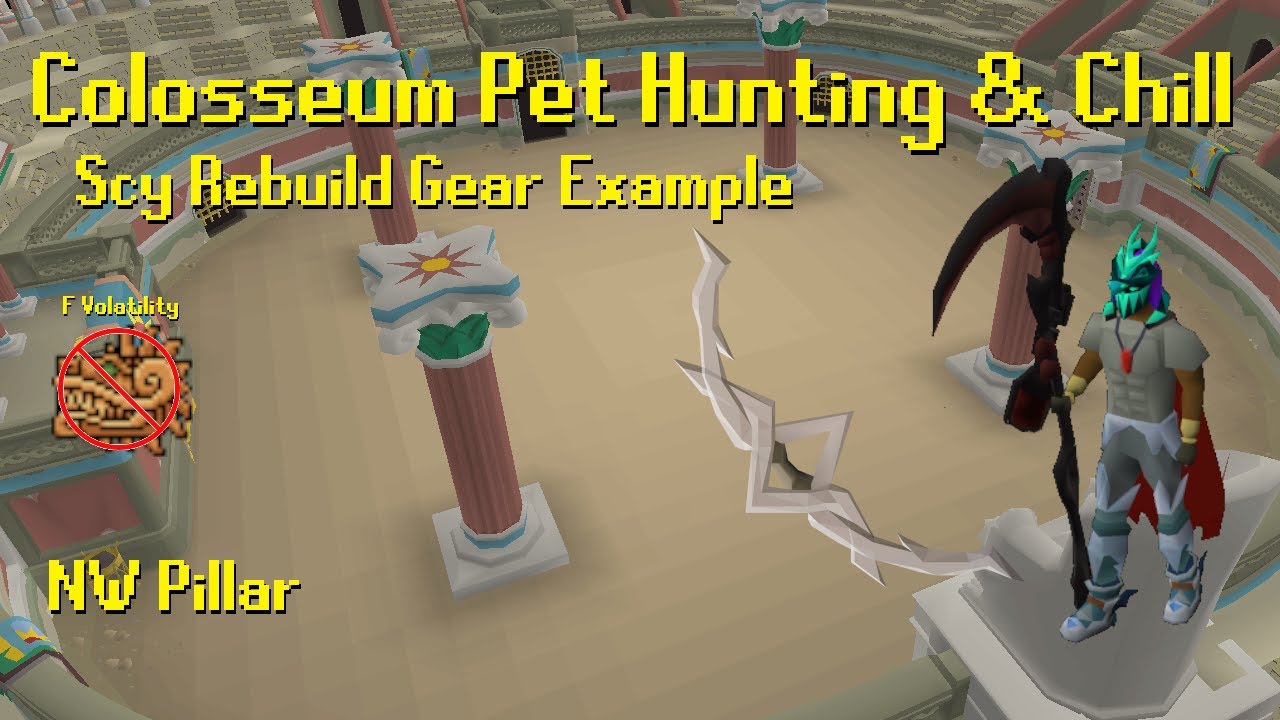 OSRS Colosseum Farming | NW Pillar Scy Rebuild Gear - YouTube