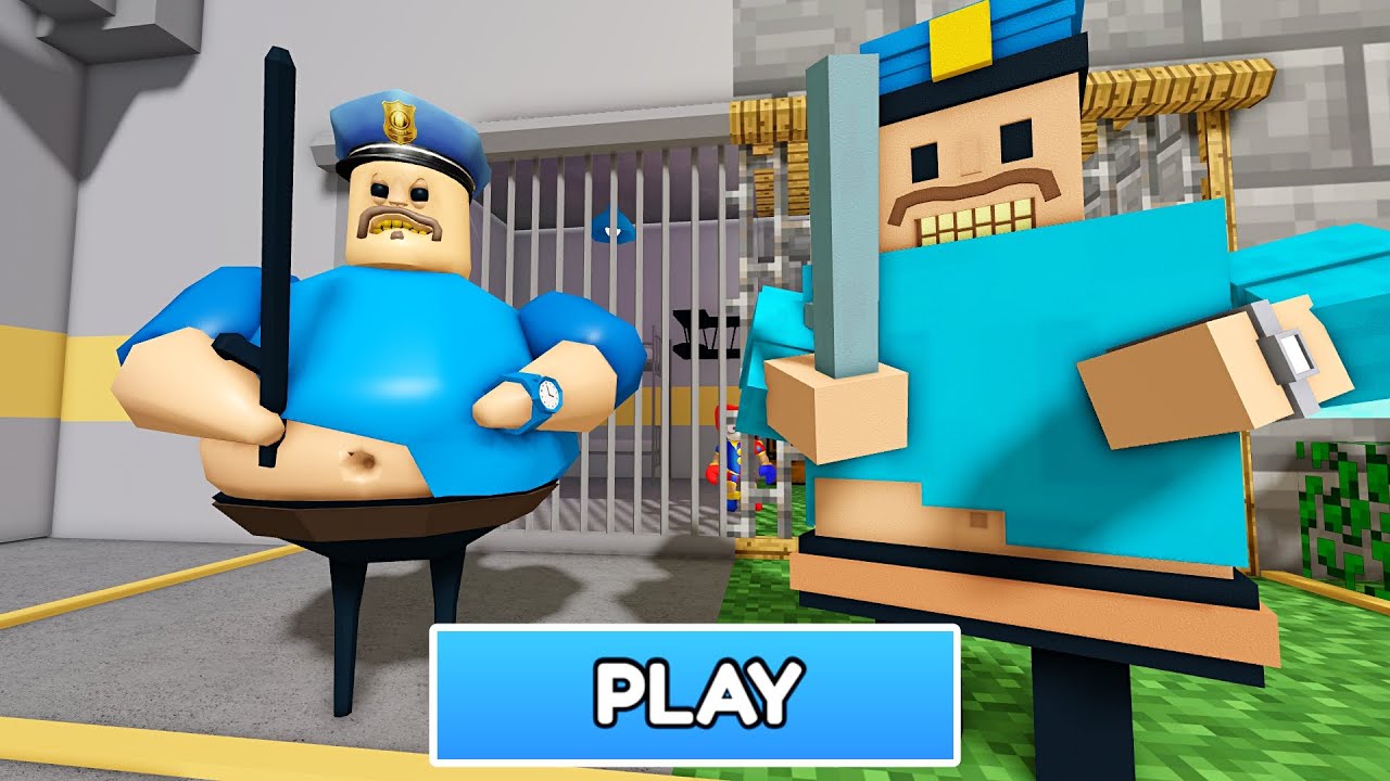 Herobrine Barry Vs Barry Prison Run! (Obby) Gameplay ∣ NO Commentary # ...