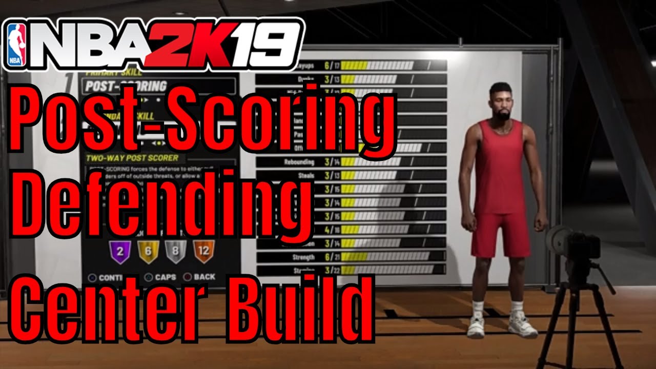 NBA 2K19 My Career - Post-Scoring Defending Center Build - YouTube
