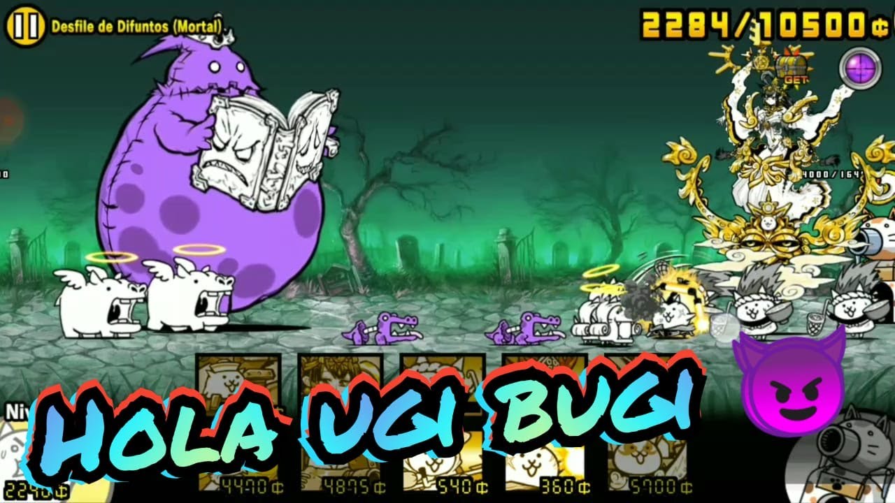 HOLIS UGI BUGI, VOY A POR TI xC | THE BATTLE CATS - YouTube