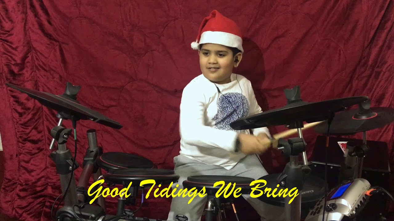 Sing Along - We Wish You A Merry Christmas | Drum Cover | Instrumental ...