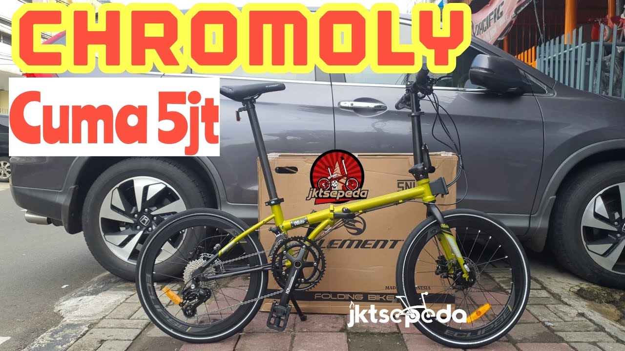 Sepeda Lipat Element Nicks 20 Plus edisi 2021 | Foldingbike Chromoly ...