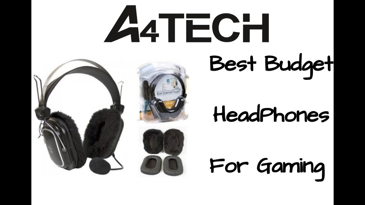 Budget Gaming Headphones A4Tech HS 60 - YouTube