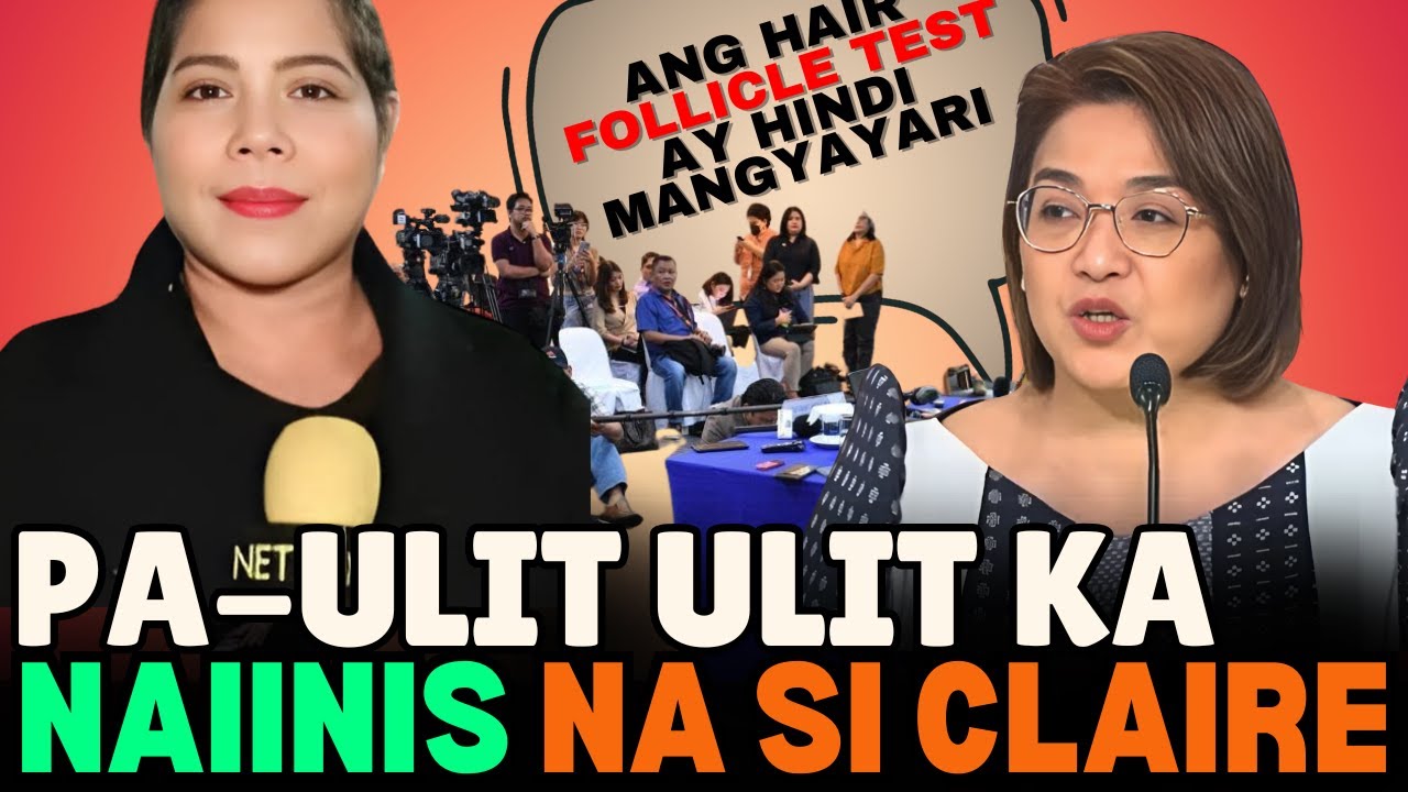KAKAPASOK LANG: CLAIRE NAG-WALA NA, DAHIL SA TANONG NG ISANG REPORTER ...