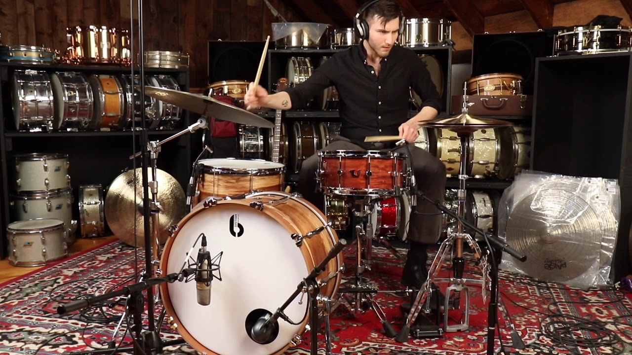 One Drum, Two Drummers - Unix Solid Ply Bubinga - YouTube