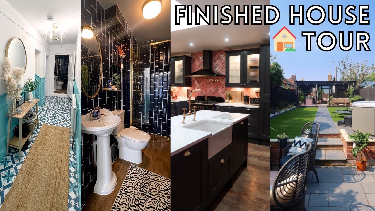 THE FINISHED HOUSE TOUR | CRAZY HOME TRANSFORMATION - YouTube