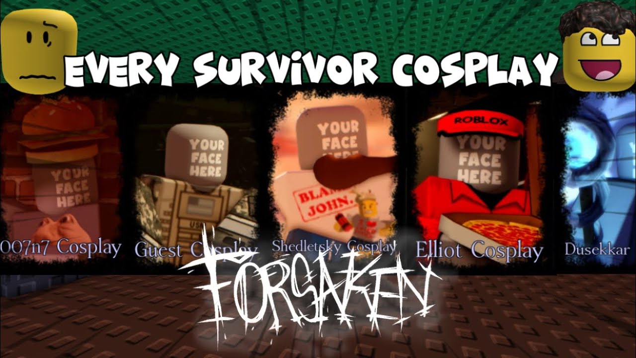 WINNING With EVERY Survivor Cosplay Skin (Roblox Forsaken) - YouTube