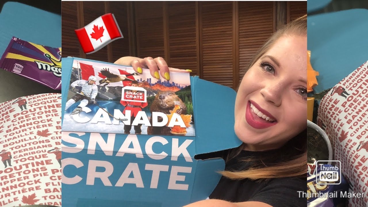 CANADA SNACK CRATE | UNBOXING - YouTube