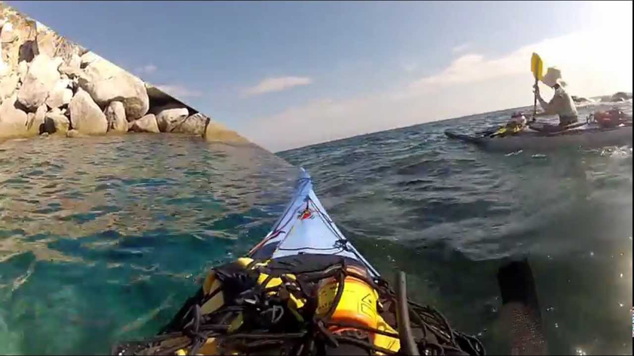 Kayak grimpe Slack sur l'île d'Elbe - YouTube