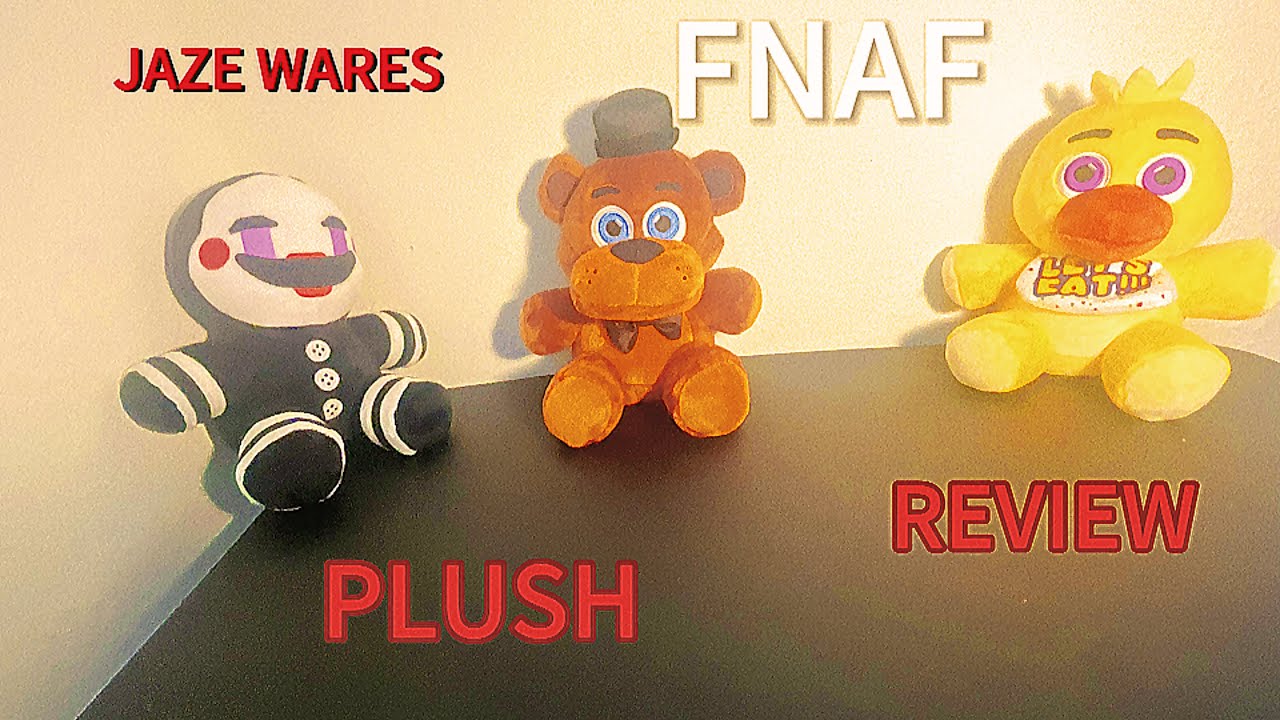 NEW Jazwares FNaF Plush Review! (Freddy, Chica, and Puppet Up Close 🔥 ...
