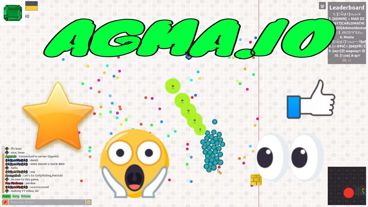 Agma.io/ First Time Playing :) - YouTube