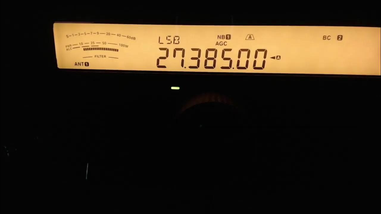 CB channel 38 -LSB - 27.385 MHz - 01/29/2021 - Kenwood TS-590SG - YouTube