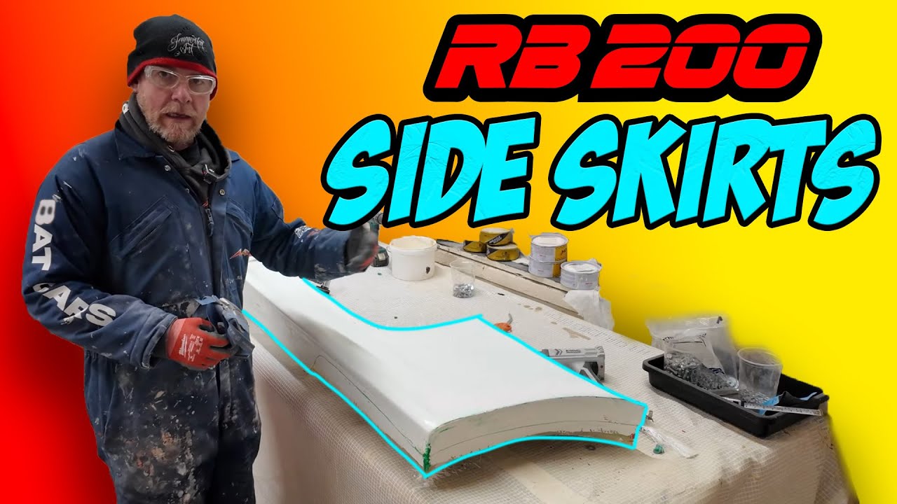 Making side skirts and fitting the RB200 roof - YouTube