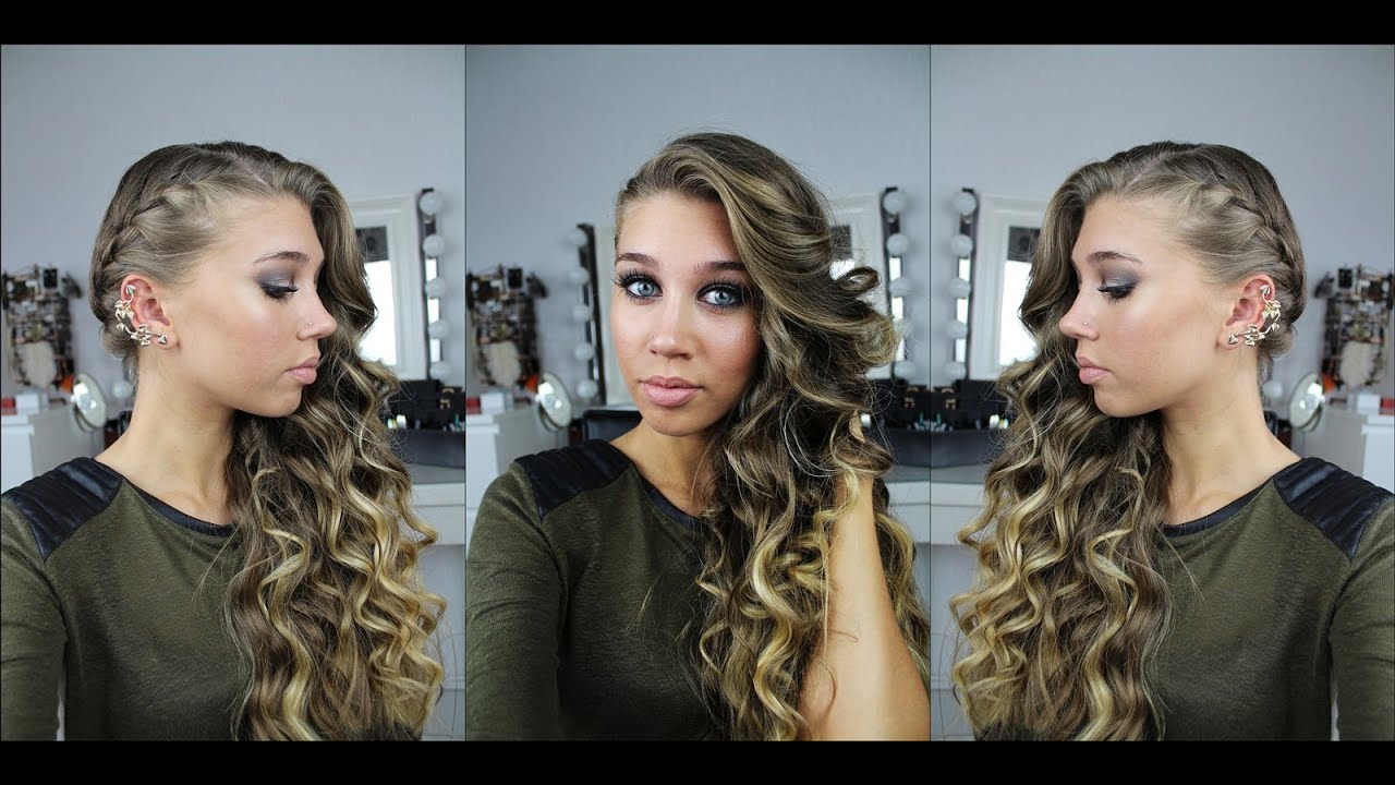 Party/Club Hairstyle / Быстрая причёска в клуб - YouTube