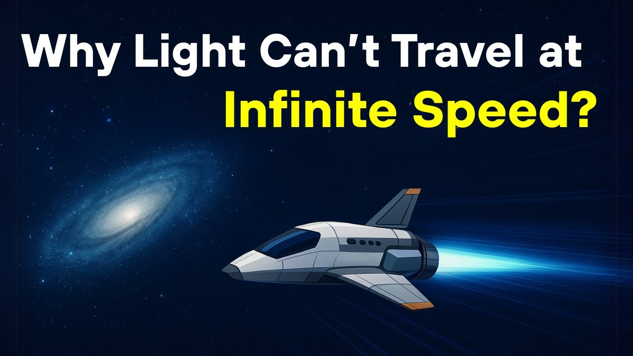 If Light is Massless then Why It can't Travel at Infinite Speed? लाइट ...